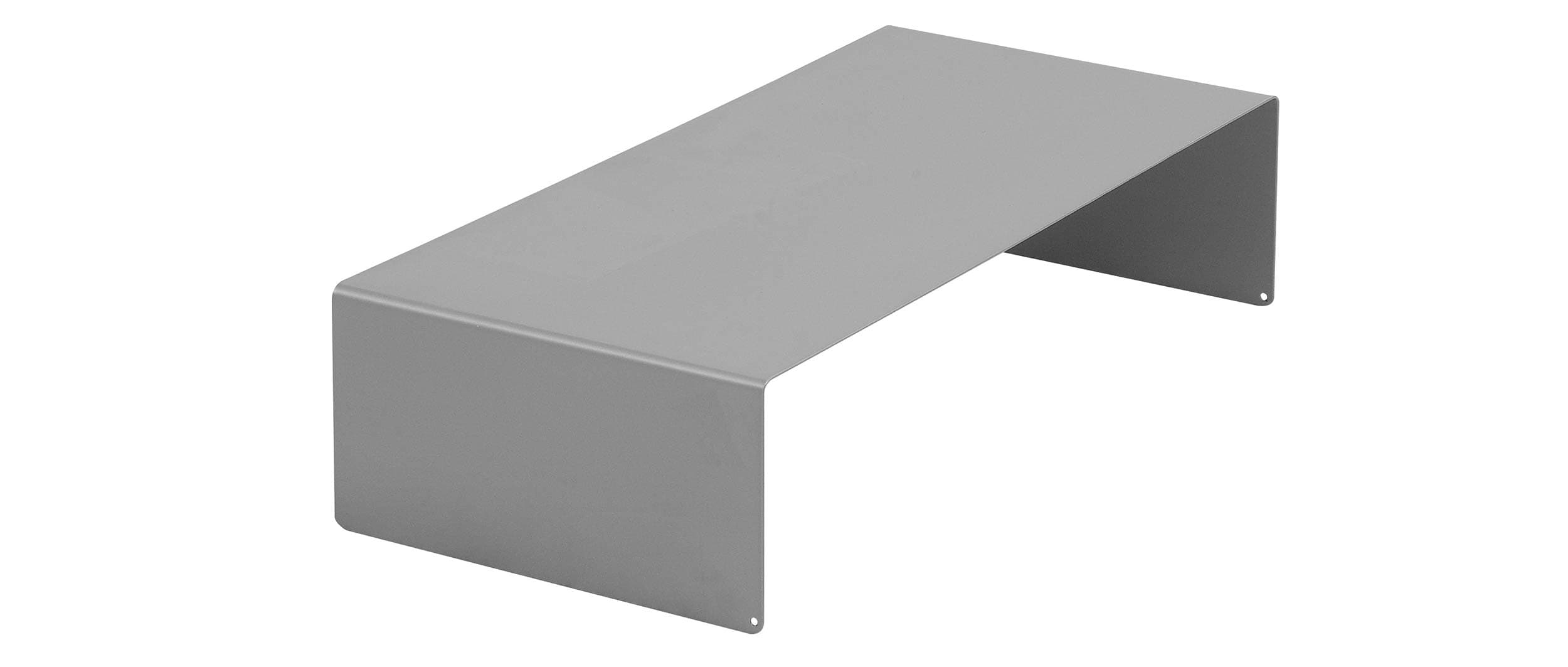 Hocker und Sofa Tablett aus Metall in Alu-Optik | mysofabed.de
